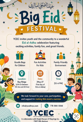 EID Celebration on Wednesday 5/27 in Bay Ridge