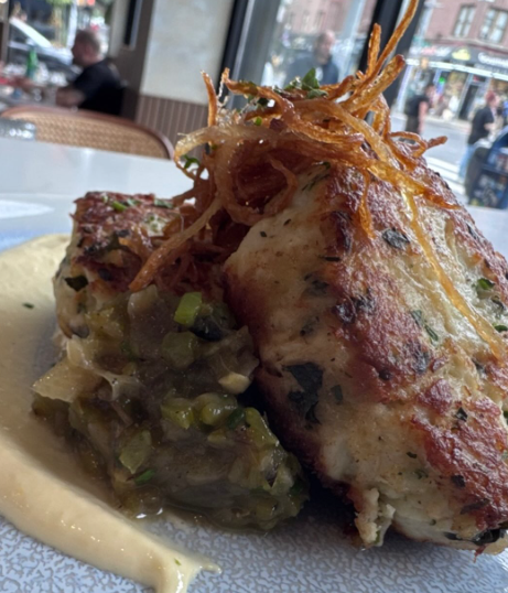 Brooklyn Bear and Crabcakes at Brooklyn Roots